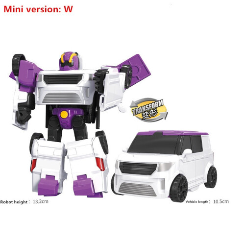 (mini W NO BOx) Korea Tobot Transformation Robot Toys Anime Cartoon ...