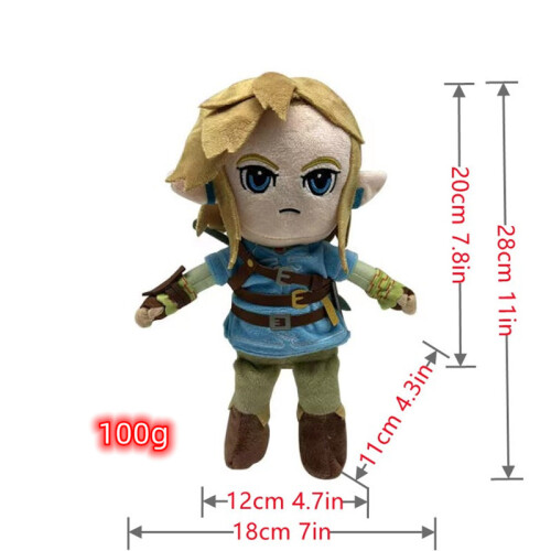 (Link) 8'' The Legend of Zelda Hailar Link Plush Breath of the Wild ...