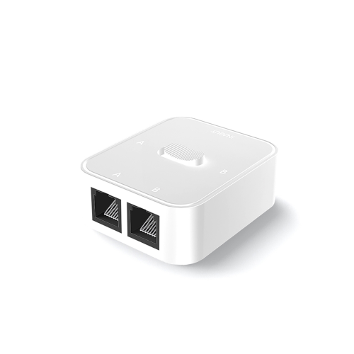 2 Port RJ45 LAN CAT6 Switch Selector 1000Mbps 2 in 1 Out /1 in 2 Out 2 ...