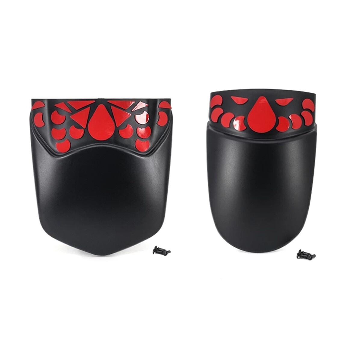 Motorcycle Accessories Front / Rear Mudguard Extender Hugger Extension ...