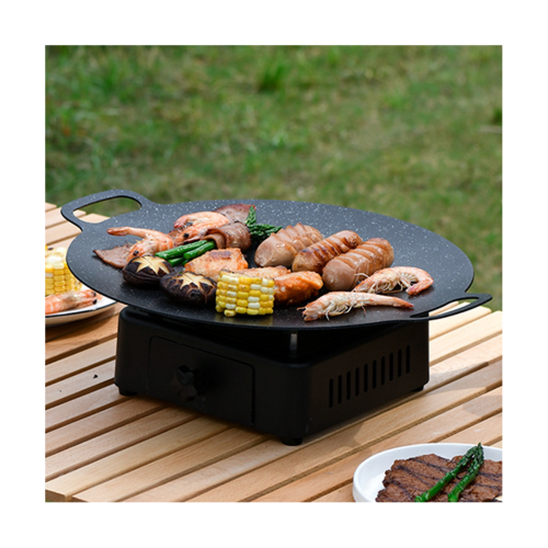 38cm Outdoor Camping Grill Plate Korean Barbecue Plate Barbecue Meat ...