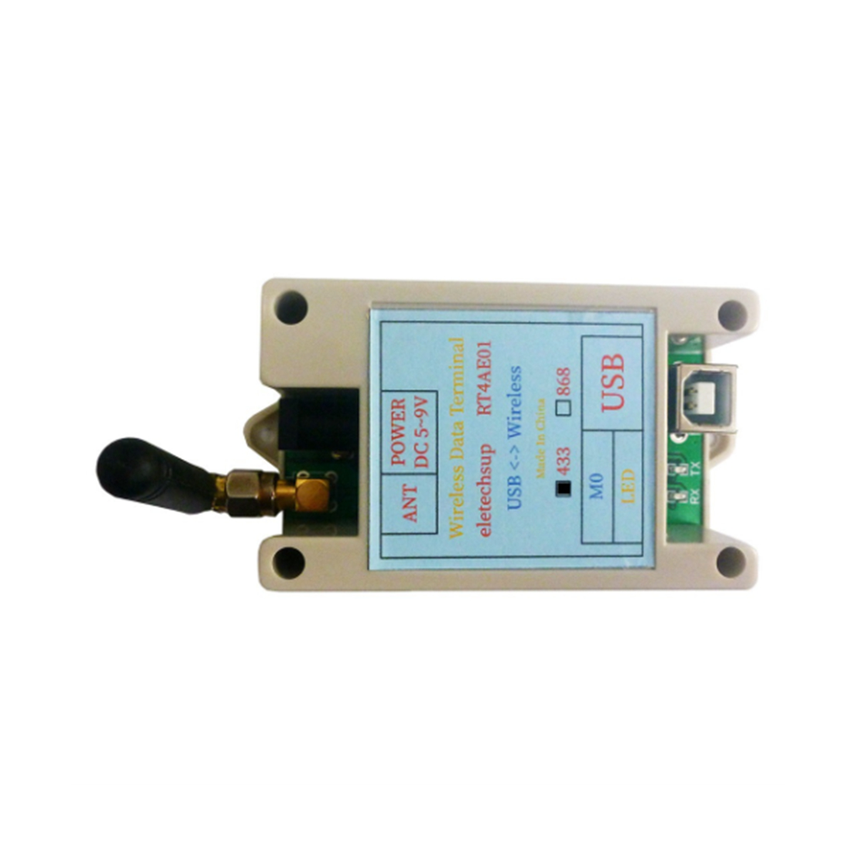 RS485 RS232 USB Wireless Transceiver 20DBM 433M Transmitter and ...