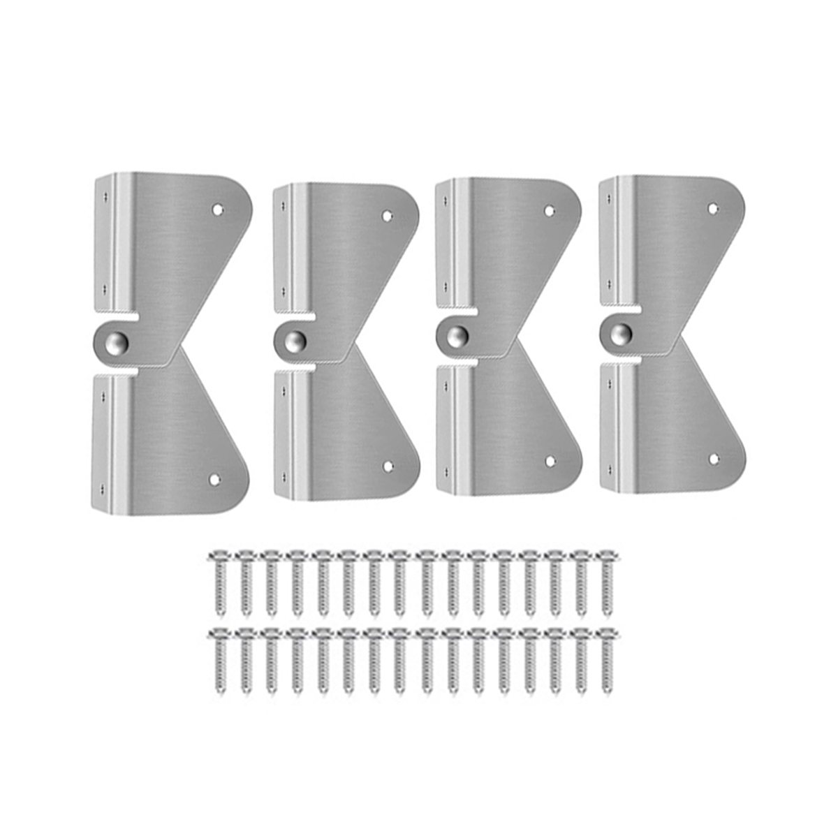 4Pcs Gutter Extension Hinge, Downspout Extension Flip-Up Hinge, Easy ...