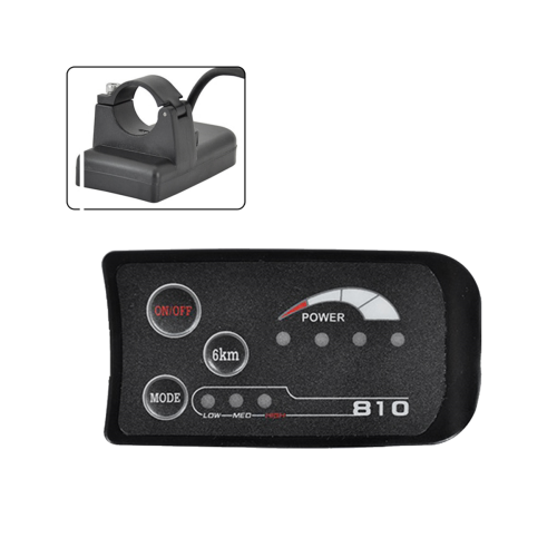 6PIN S810 E-Bike LED Display Meter IP65 36V for Electric Bicycle ...