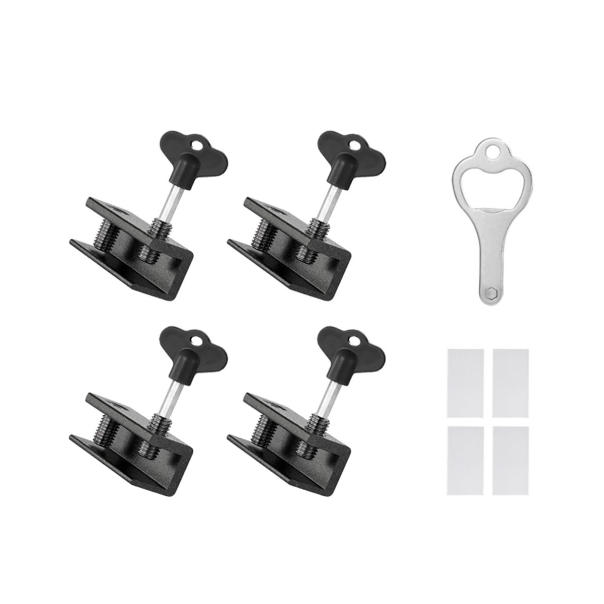 4 Sets Window Locks, Sliding Window Locks with Key for Vertical ...