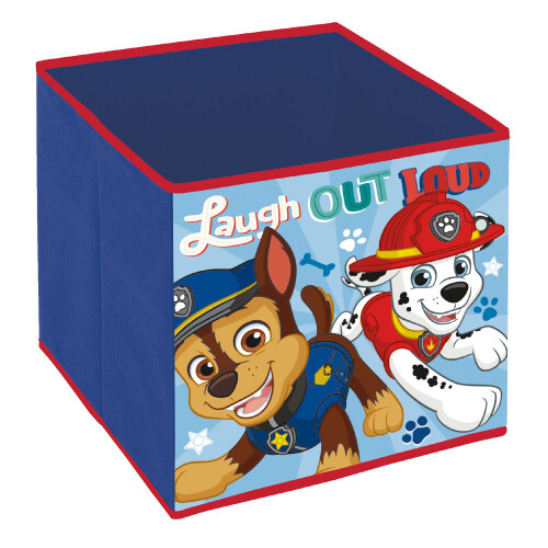 Paw Patrol Toy Storage Box 31 x 31 x 31 cm Chase Marshall on OnBuy