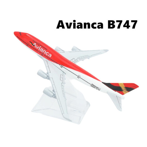 (115.Avianca B747) Scale 1:400 Metal Aviation Replica Airline Aircraft ...