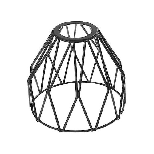 Metal Lamp Shade Wire Cage Hanging Pendant Bulb Guard Holder Metal ...