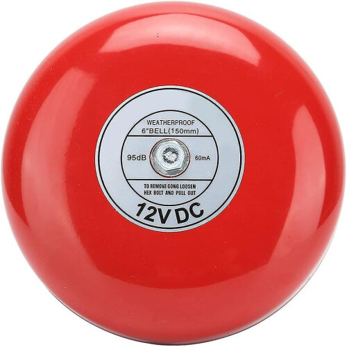 100db High Decibel Fire Alarm Bell 6 Inch Internal Strike Non Sparking ...