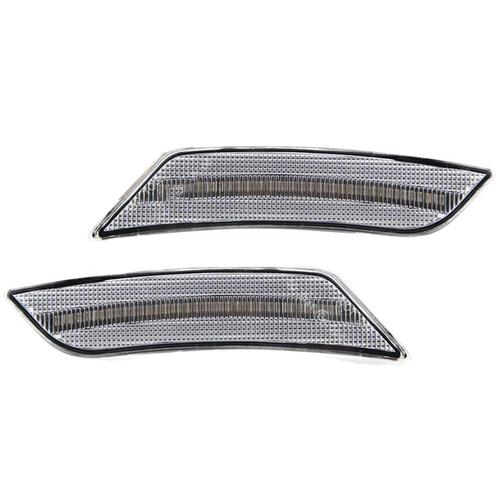 2X Car Front Amber Led Side Marker Lights for / / -V 2015-2019 Clear ...