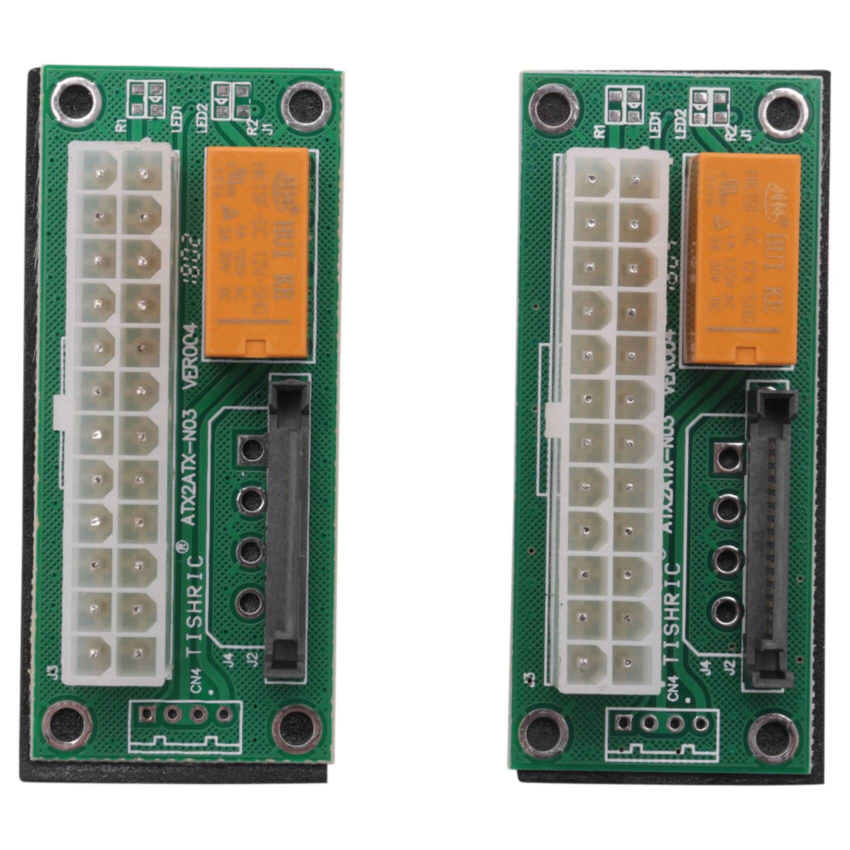 2Pcs Synchronous Power Board Dual PSU Multiple Power Supply Adapter ...