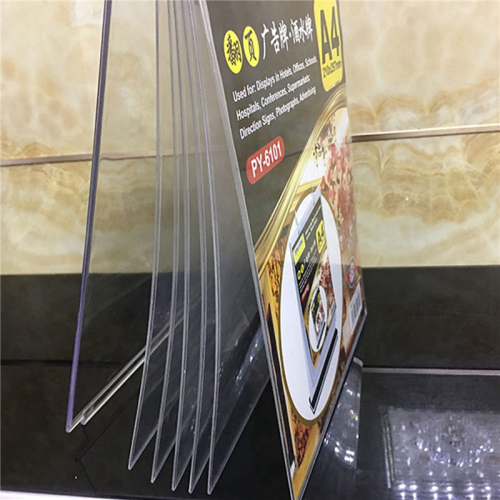 4X A4 Multi-Page Flip Display Card Label Display Stand Detachable Label ...