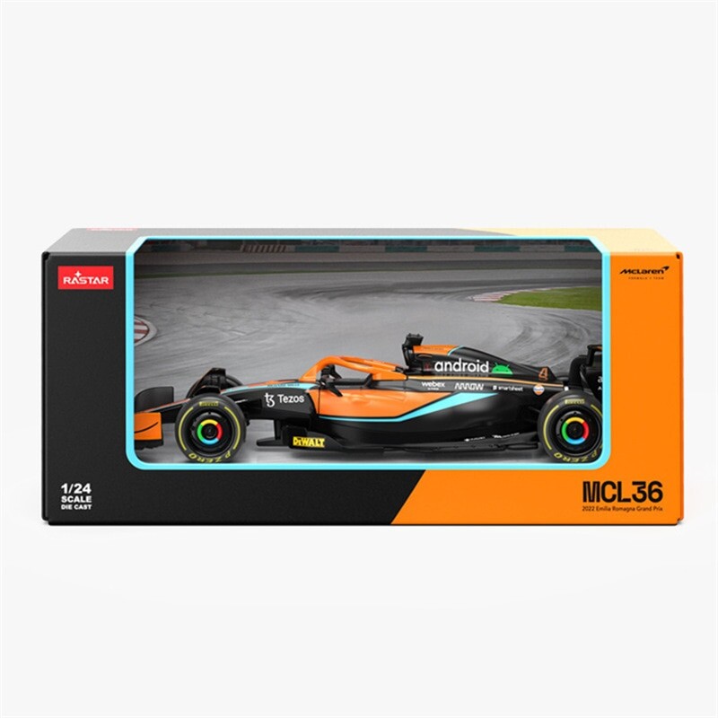 (With Original box) 1:24 F1 McLaren MCL36 #4 Lando Norris Formula One ...