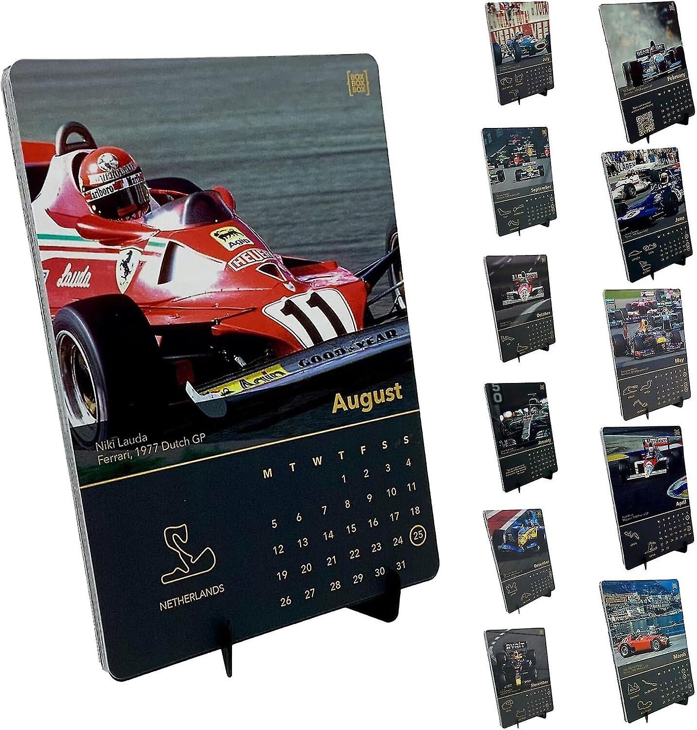 Car Calendar 2024, F1 Race Car Month Calendar, 2024 Formula 1 Calendar ...