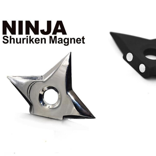 (Black) Ninja Star Magnets - Cool Fridge Magnets, Whiteboard Magnets ...