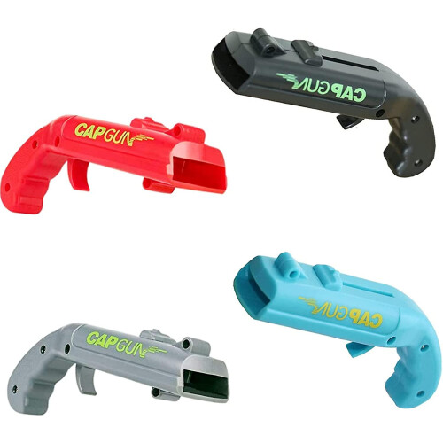 Beer Bottle Opener Cap Gun,4pcs Bottle Top Gun Beer Opener,funny Cap ...
