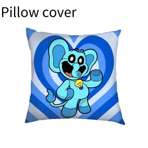 (White Blue) Smiling Critters Pillow Case Game Characters Is Soft ...
