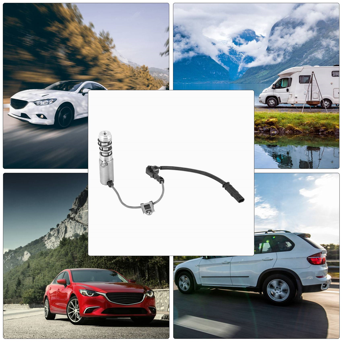 Oil Pump Sensor Solenoid Valve for Citroen C4 Peugeot 207 308 C4L 1.6 ...