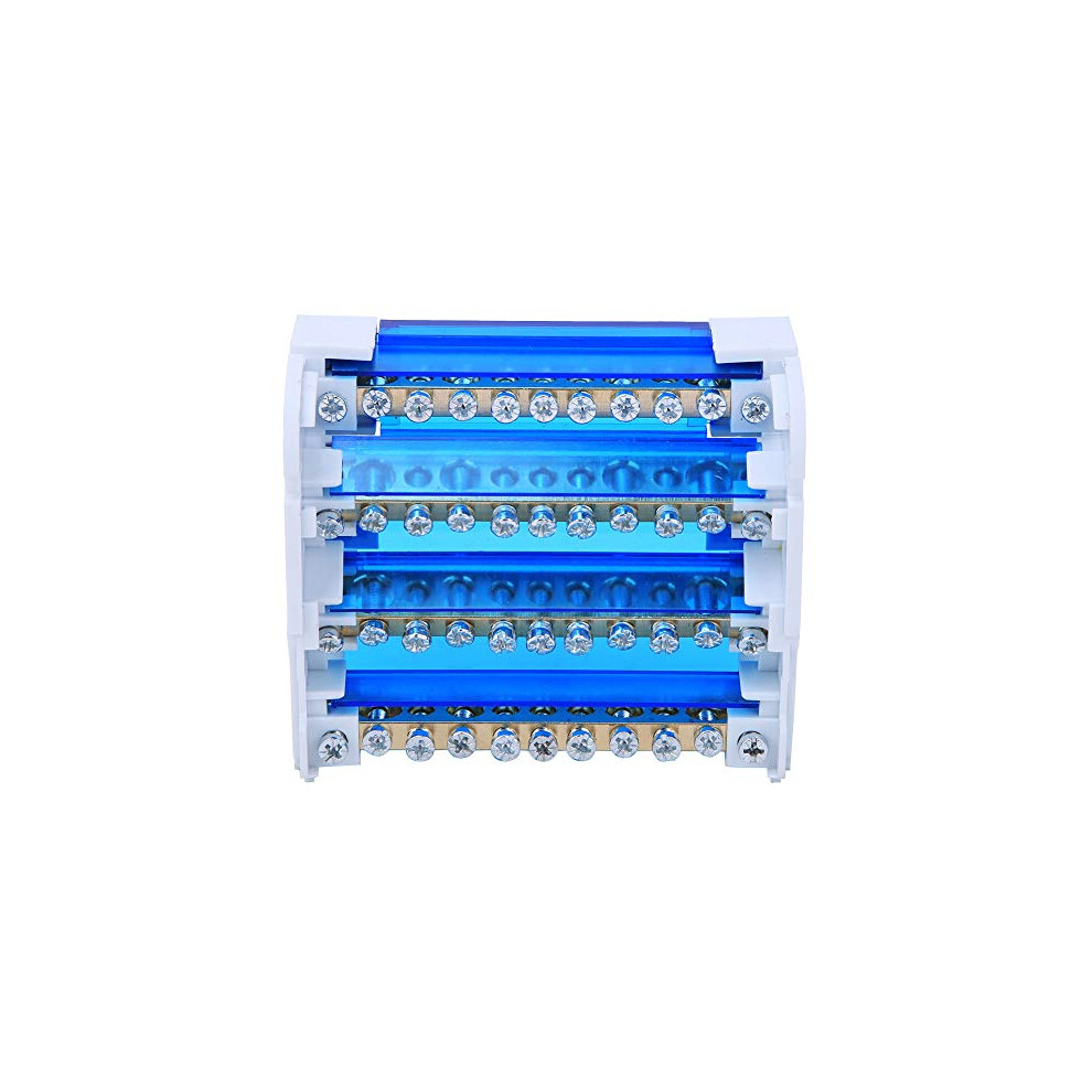 Heavy Duty Bus Bar Power Distribution Box, Terminal Block Din Rail Distribution Box 4 Level ...