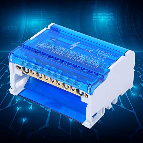 Heavy Duty Bus Bar Power Distribution Box, Terminal Block Din Rail ...