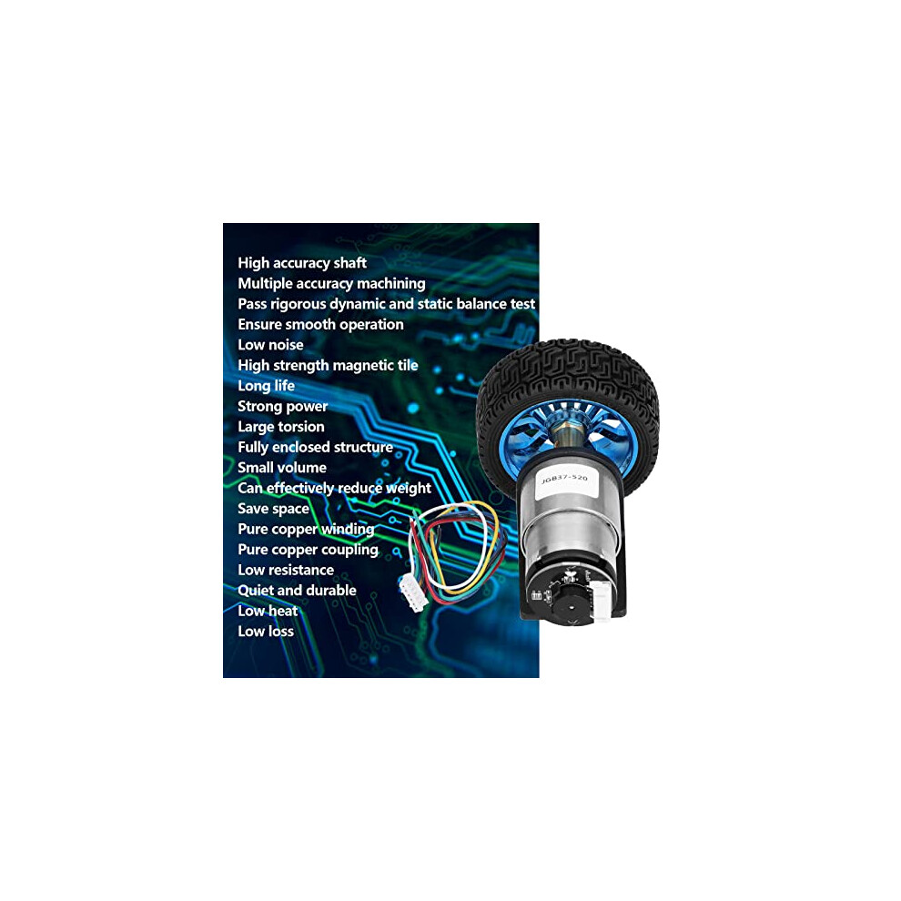 Encoder Motor Set, Dc Motor Encoder Balance Car Encoder Motor DC 12V ...