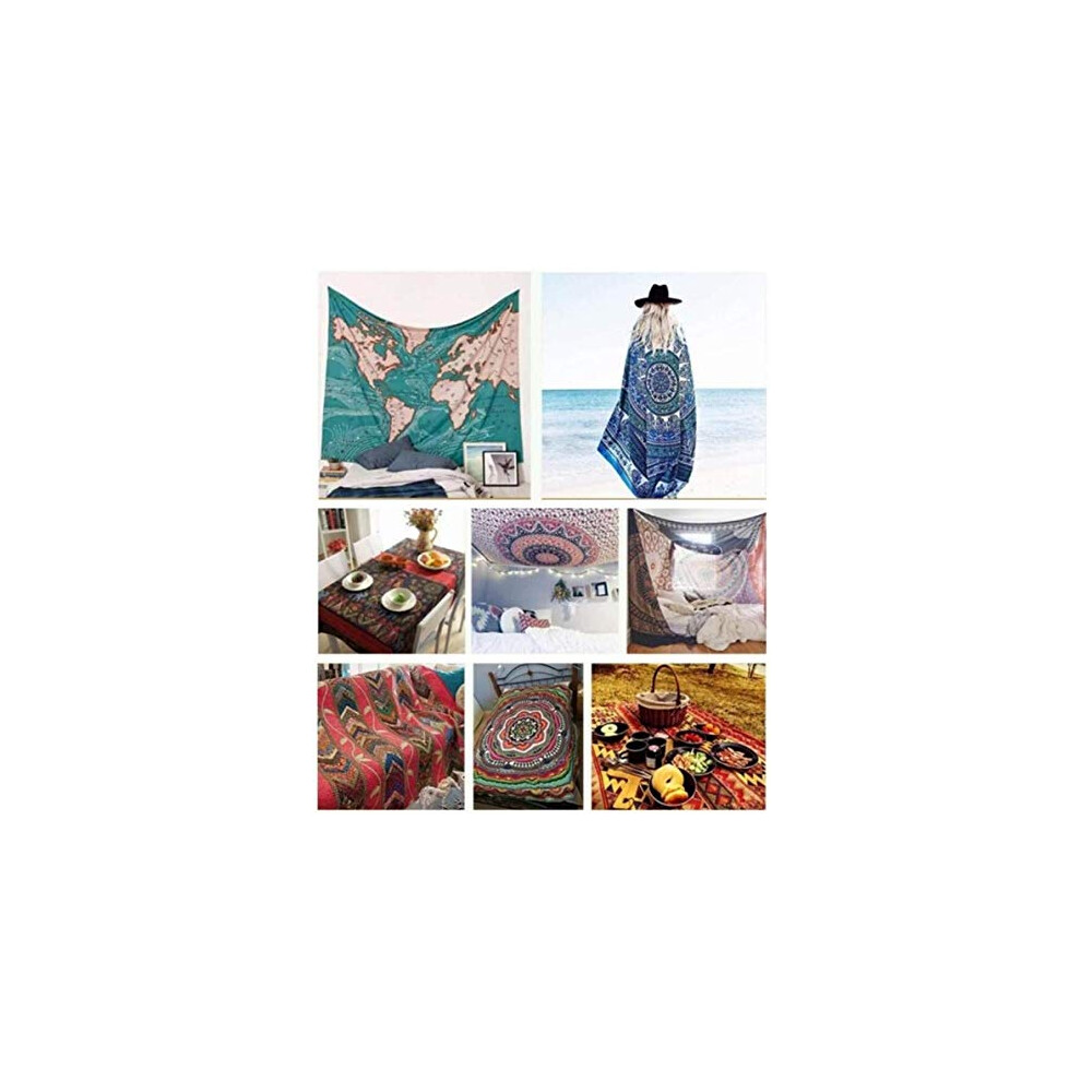 Black Background Multicolored Periodic Table of Elements Tapestry for ...