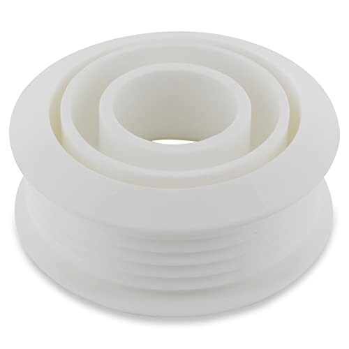 Flush Pipe Connector Toilet Connector 28-44 mm Plastic Connection for ...