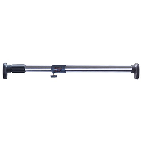 Stainless Shower Curtain Rod Straight Oval Head Extendable Window ...