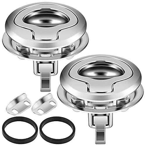Boat Hatch Latch Pull,RoadLoo 2Pcs Slam Latch Stainless Steel Flush ...