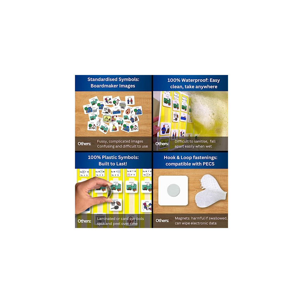Weekly Autism Calendar / Wall Chart Planner | Large A3 Visual Schedule ...