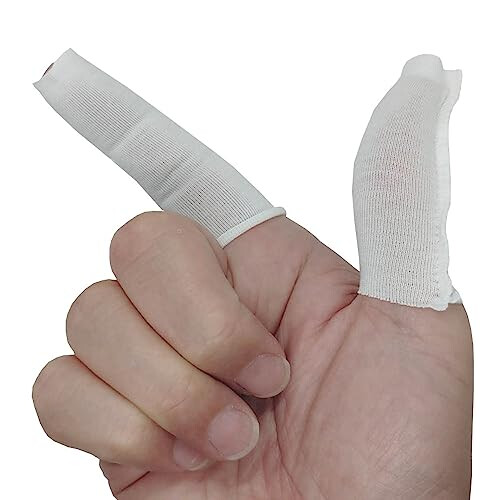 Zinc-Infused Finger Wraps for Eczema - Wet Wrap Therapy (Diameter: 2cm ...