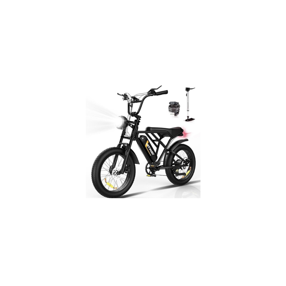 Hitway Bk29 20"4.0 Fat Tire E-bikes 48V18AH Bicycle Range 40-80km on OnBuy