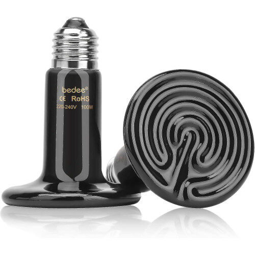 Heat Lamp, Heat Bulb, Infrared Heat Lamp, Ceramic Heat Lamp, 100w ...