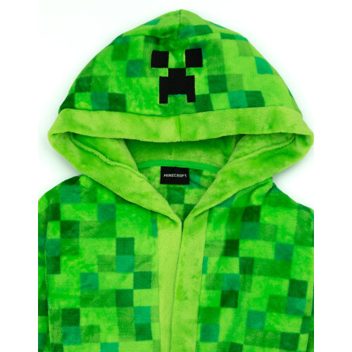 (11-12 Years) Minecraft Creeper Dressing Gown For Boys & Girls | Kids ...