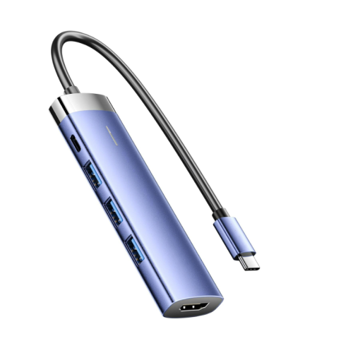 Chronus USB C Hub 5-in-1 USB C Dock with 100W PD, 4K HDMI, 3 USB-A ...