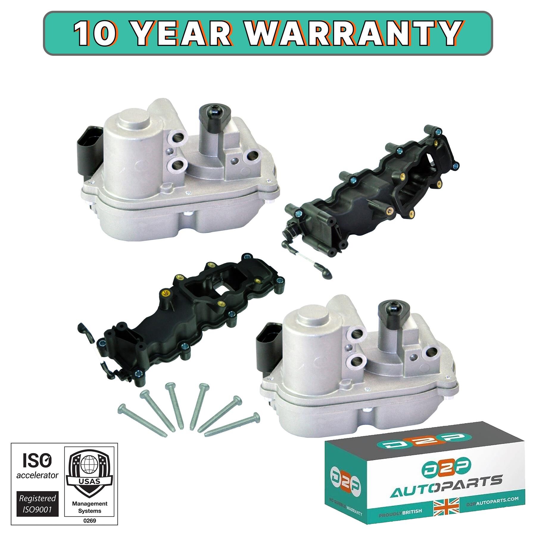 2x INTAKE MANIFOLD 2.7 3.0 TDI + ACTUATORS FOR AUDI A4 A5 A6 Q7 VW ...