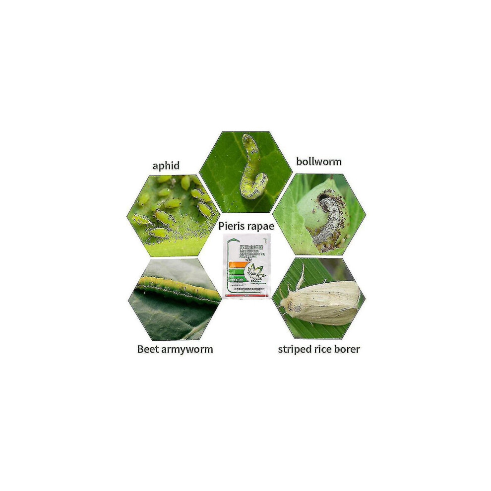 3pcs 50g Thuringiensis Vegetable Fruit Tree Biopesticide Insecticide on ...