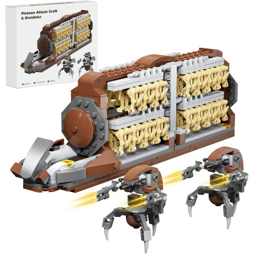 Battle Army Clone Platoon Attack Craft Building Kit 32-Piece, Battle ...