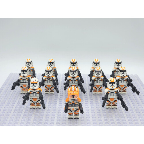 Star Wars Commander Cody Waxer and Boil 212th Attack Battalion Custom Armored Clone Troopers Set ...