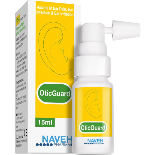 NAVEH PHARMA Otic Guard Natural Ear Spray 3 in 1 Herbal-Oil Blend for ...