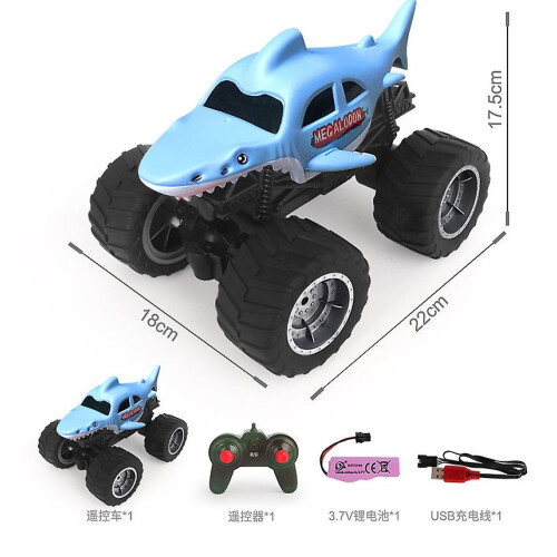 Megalodon Storm 1:15 Scale All-Terrain RC Monster Truck, Waterproof ...