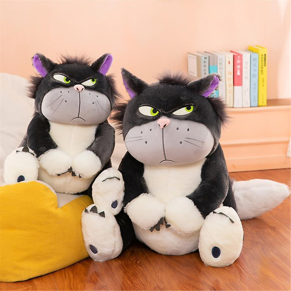 Angry Cat Plush Toy Cute Cat Stuffed Animal Soft Kawaii Anime Plush Evil Black Cat Plush Toy For Kids Birthday Christmas on OnBuy