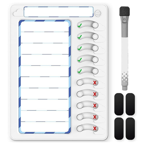 Erasable Chore Chart For Kids For Kids To Do List Routine Task Planning ...