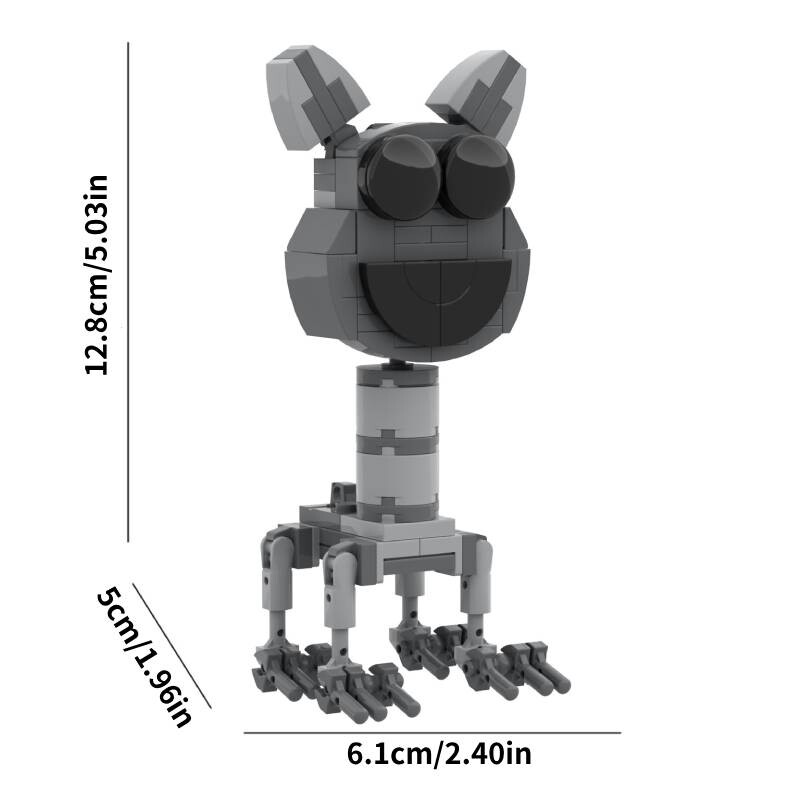 (Giant Cat Monster) Zoonomaly Deformed Animal Series Building Blocks Small Pellet Childrens Toys ...