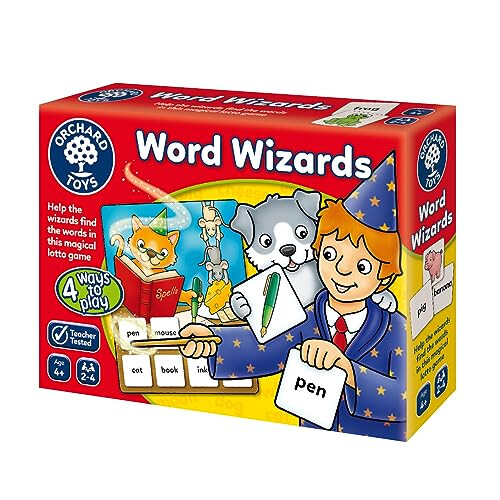 Orchard Toys Word Wizards, Educational Spelling and Word Game, Helps Teach Phonics and Word ...