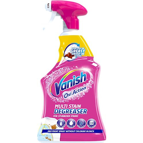Vanish Oxi Action Multi Stain Degreaser Spray, 950 ml, 30 seconds Stain ...
