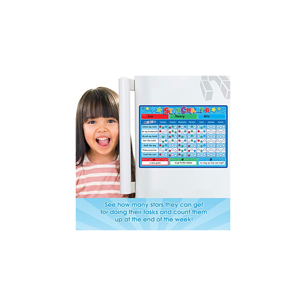 TMS Reward Chart for Children | Magnetic Star Chart for Recognising and ...