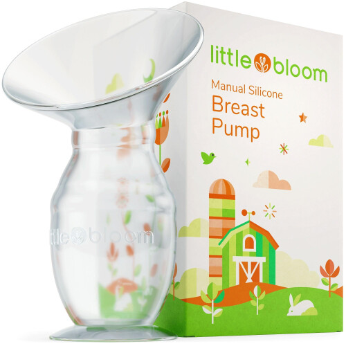 Silicone Hand Breast Pump Manual, 5 oz, Snug-Fit, 100% BPA Free, Travel ...