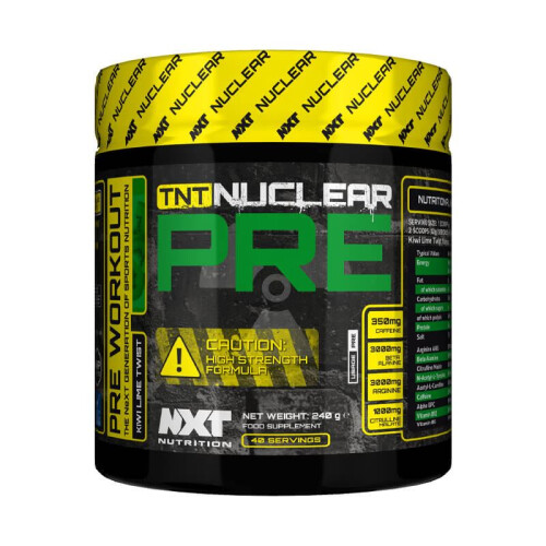 NXT TNT Nuclear Extreme Pre Workout Performance Energy Powder 240g ...