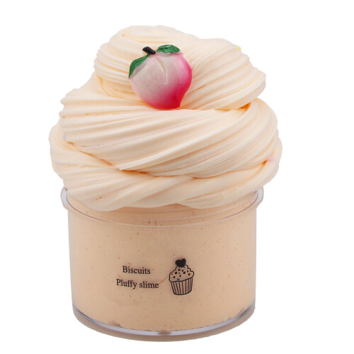 (Beige) Slime Kit Cloud Stitch Peachybbies Rainbow Lemon Fluffy Slime ...